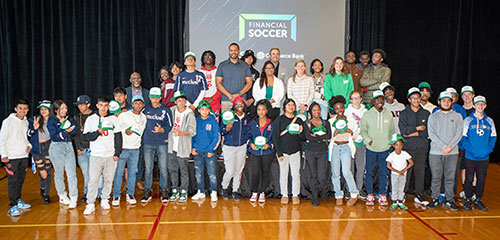 Visa & Commerce team up with soccer stars to teach financial literacy ...